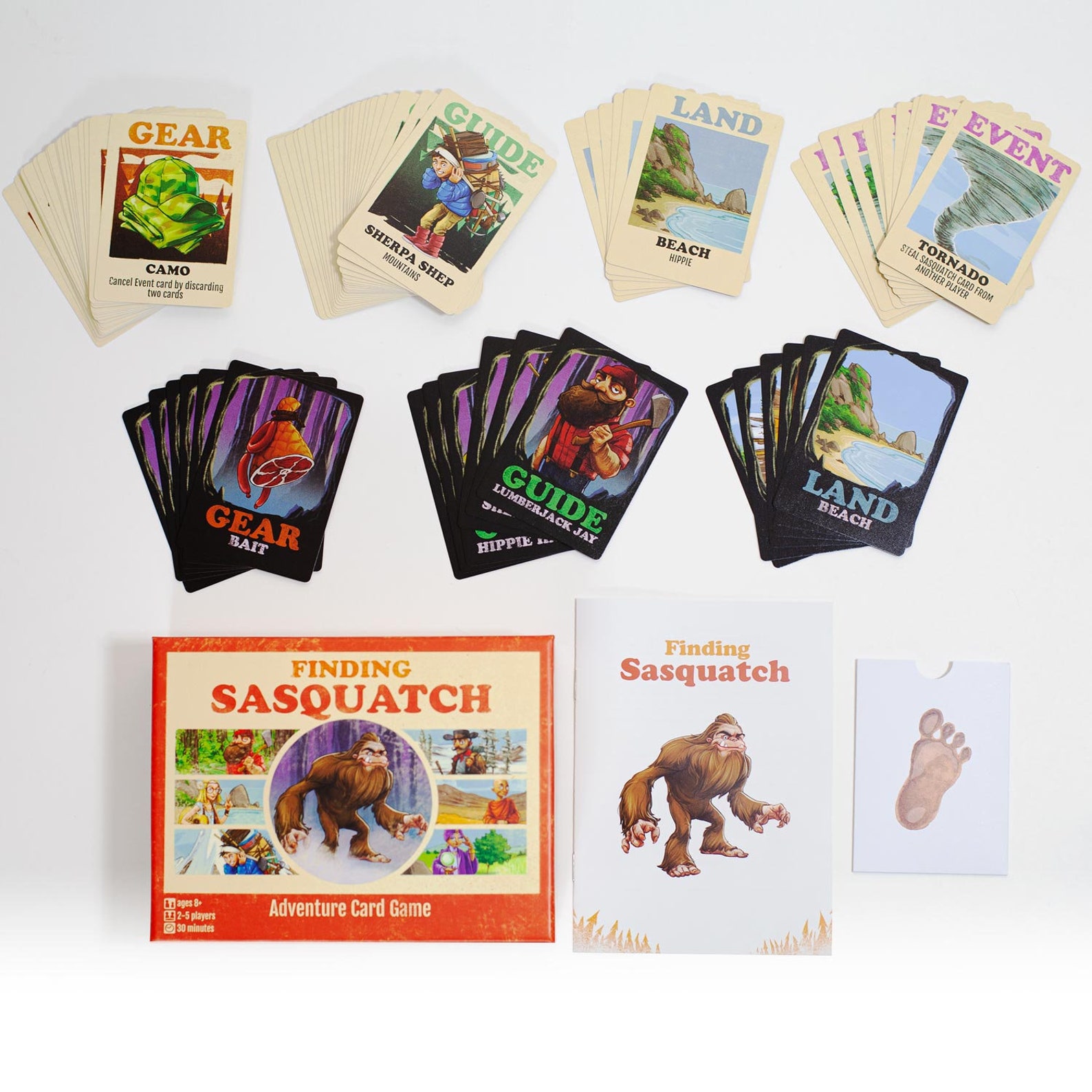 Finding Sasquatch Adventure Card Game Set Sasquatch Bigfoot - Etsy