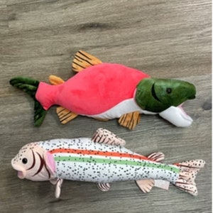 Stuffed Plush Trout And/or Salmon Fish - Etsy