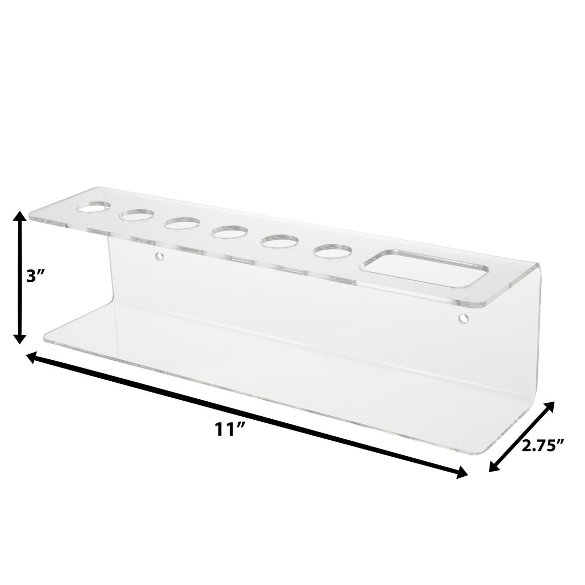 Acrylic Wall Mounted Dry Erase Marker and Eraser Holder. Made in the ...