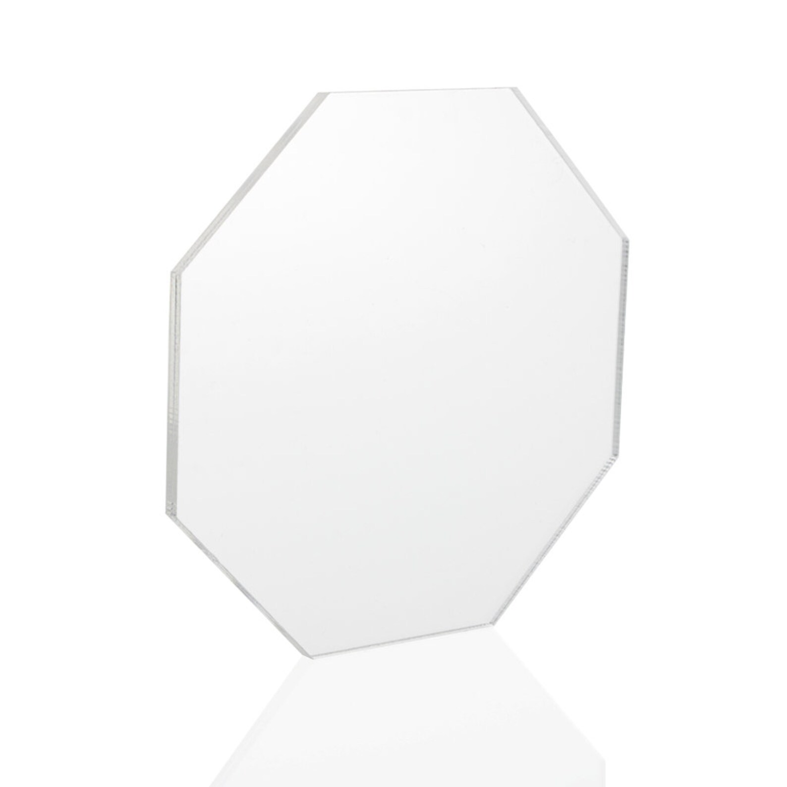 Clear and Colored Acrylic Octagon - Etsy