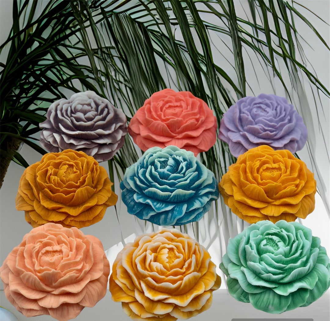 Peony Soap, Big Peony Soap, Flower Soap, Flower Soap, Gift for ...