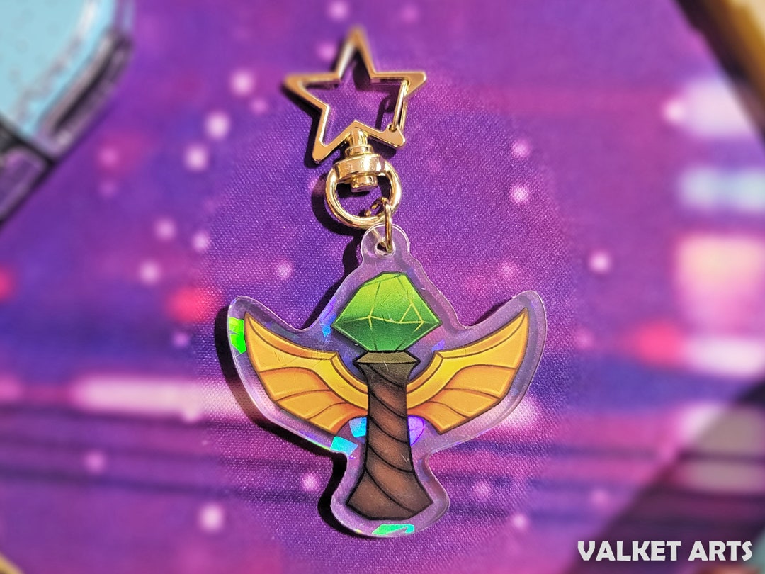 League of Legends Lol Vision Ward Holographic Acrylic Charm - Etsy