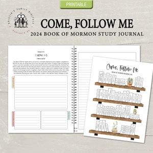 Come Follow Me 2024, Kid's Book of Mormon Workbook, Kids LDS Journal ...