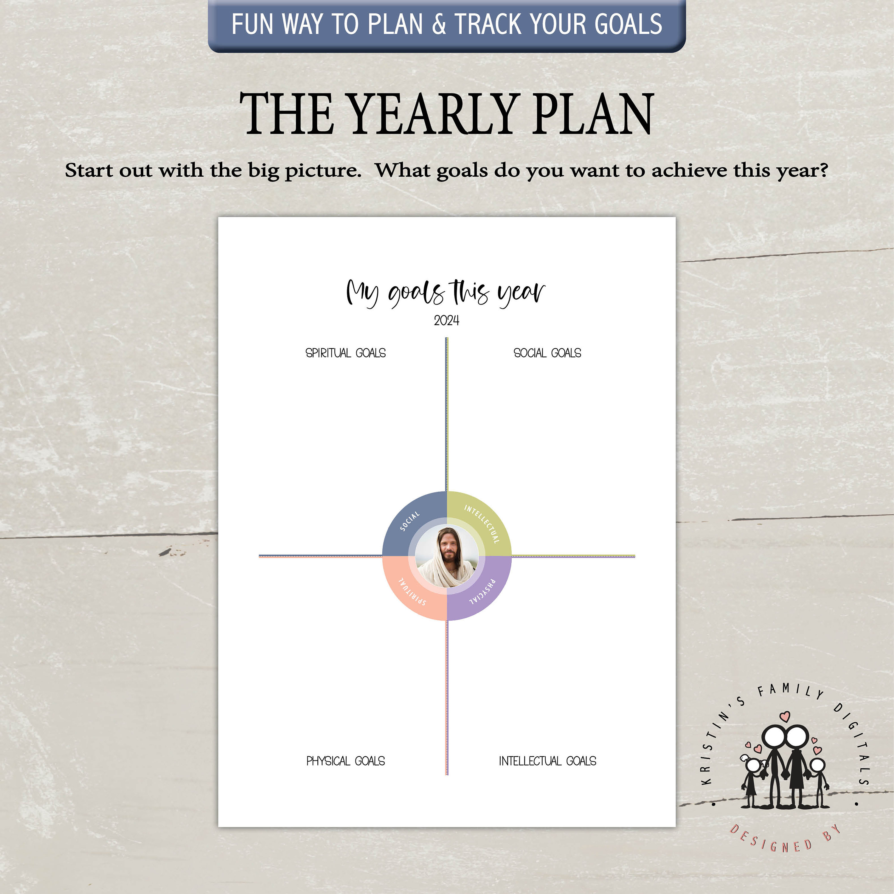 2024 I Am a Disciple of Jesus Christ Goals Planner & Tracker - Etsy