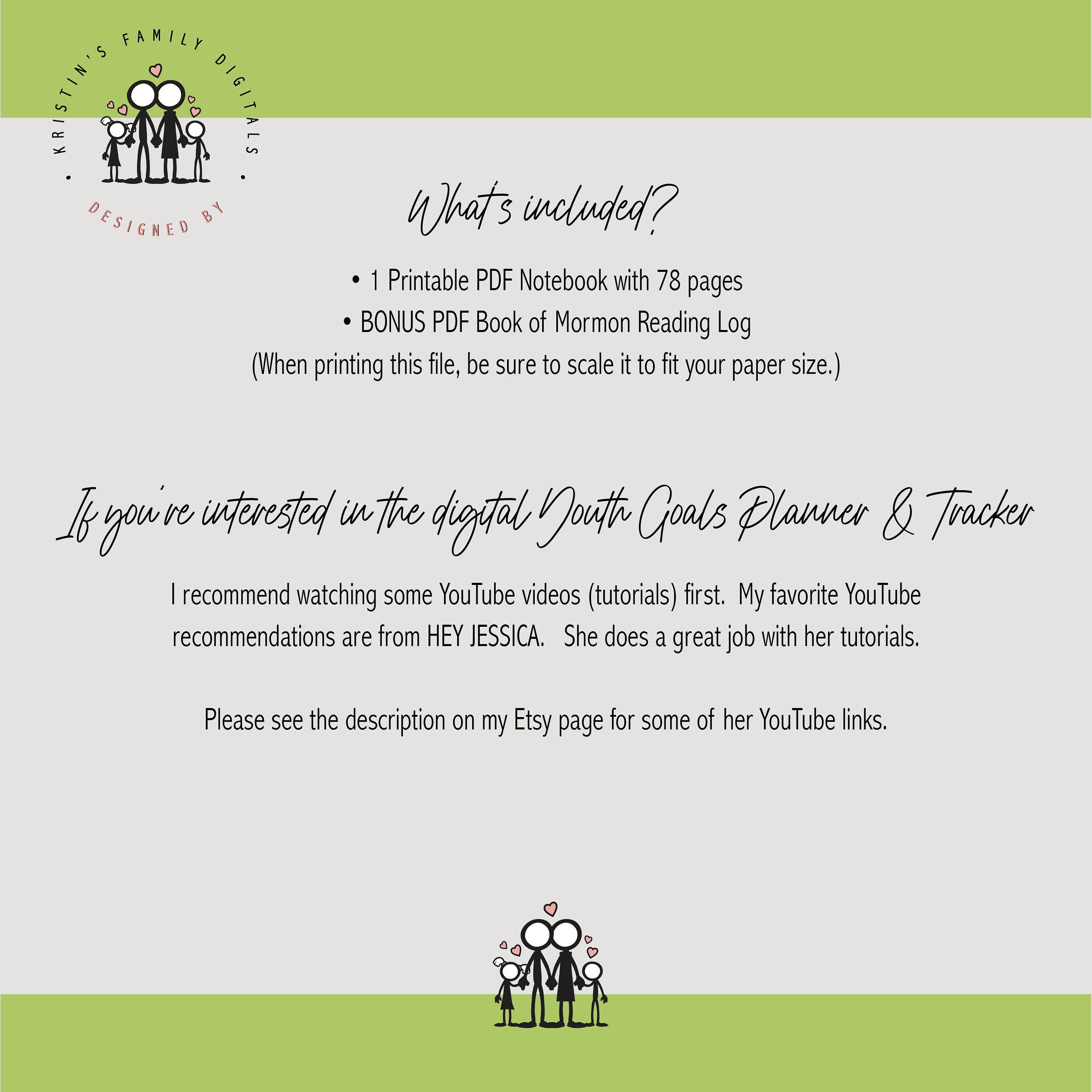 2024 I Am a Disciple of Jesus Christ Goals Planner & Tracker Printable ...