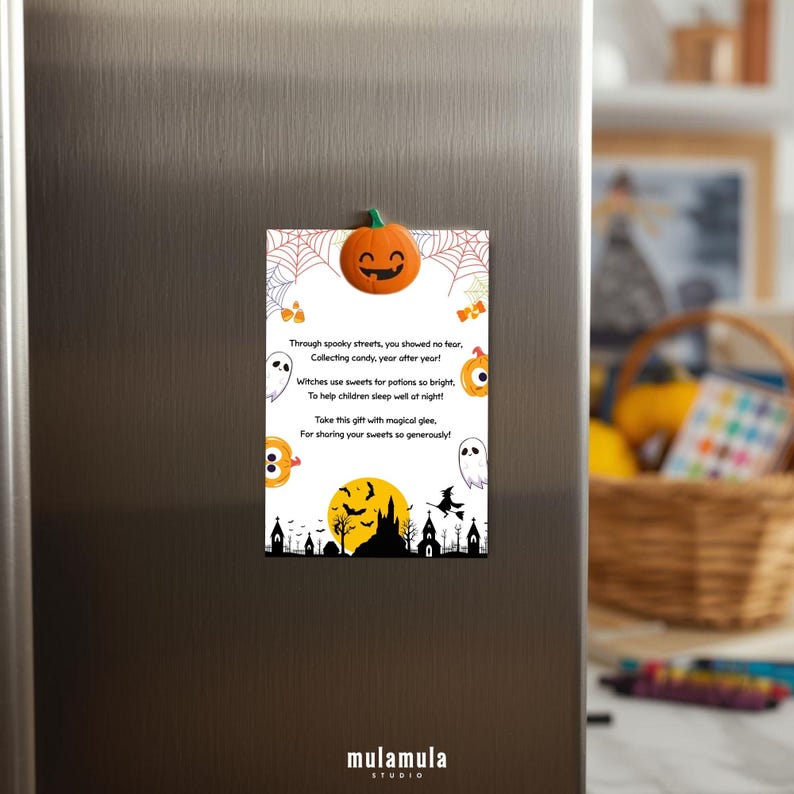Halloween Switch Witch Letter for Kids, Trick or Treat Candy Swap Note ...