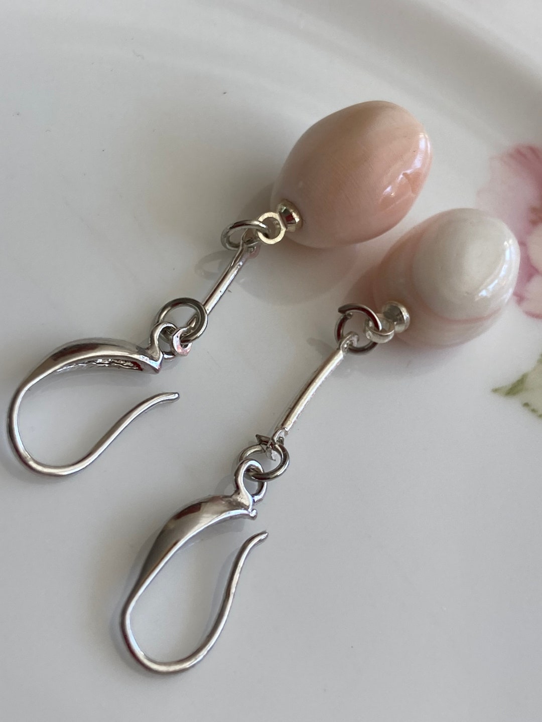 Natural Bahamian Pink Queen Conch Shell Pearl Nuggets Sterling - Etsy