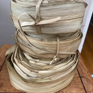Lauhala Palm Leaf Roll - Dried Weaving Strips for Crafting - Etsy