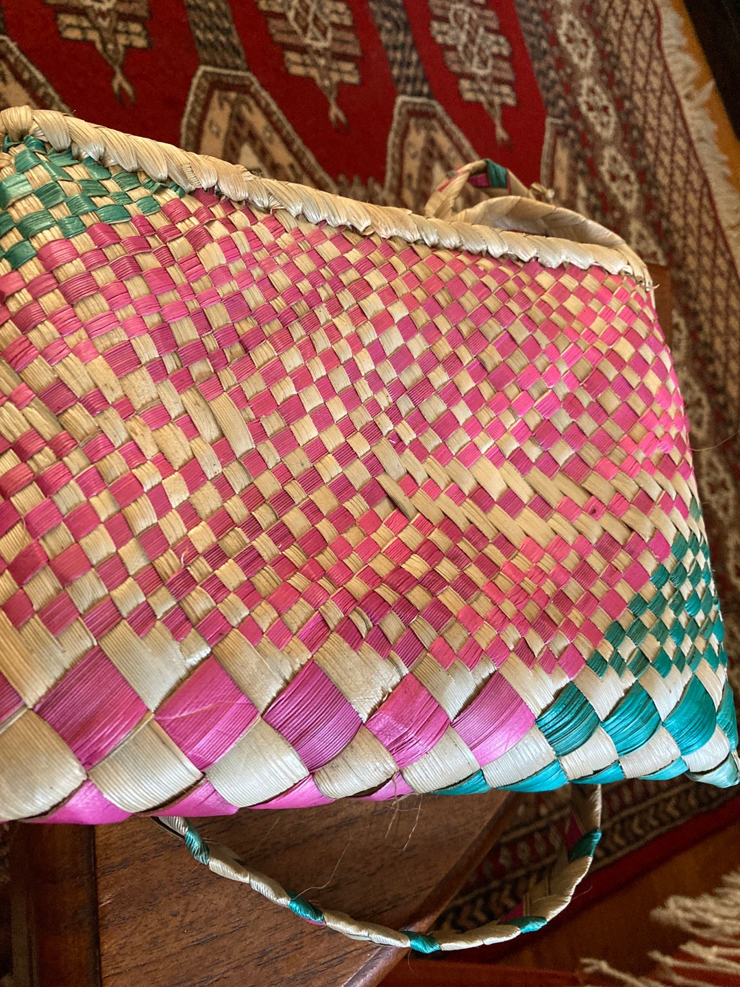 Papua New Guinean Bag/ Pandanus Palm Purse/ Natural Bag/ - Etsy