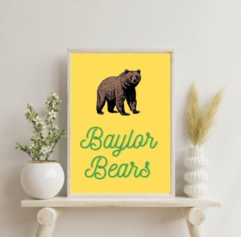 Baylor University Prints, Dorm Decor, Set of 3 (digital Download) - Etsy