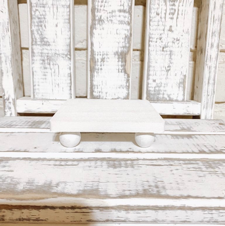 Please Flush Toilet Farmhouse Bathroom Wooden Mini Book Stack - Etsy