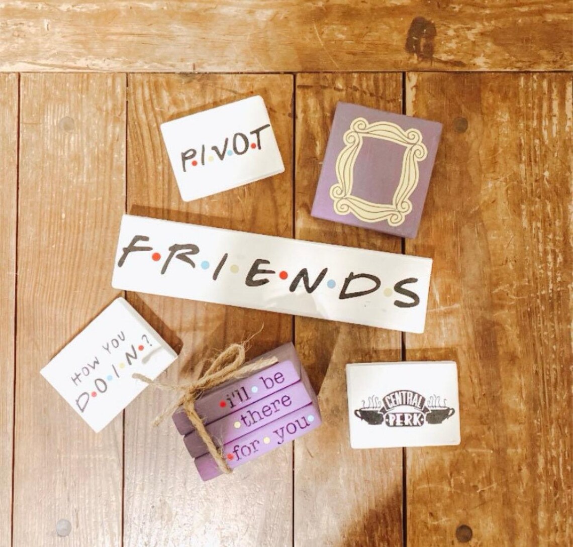 Friends Central Perk How You Doin I’ll Be There for You Pivot Farmhouse ...