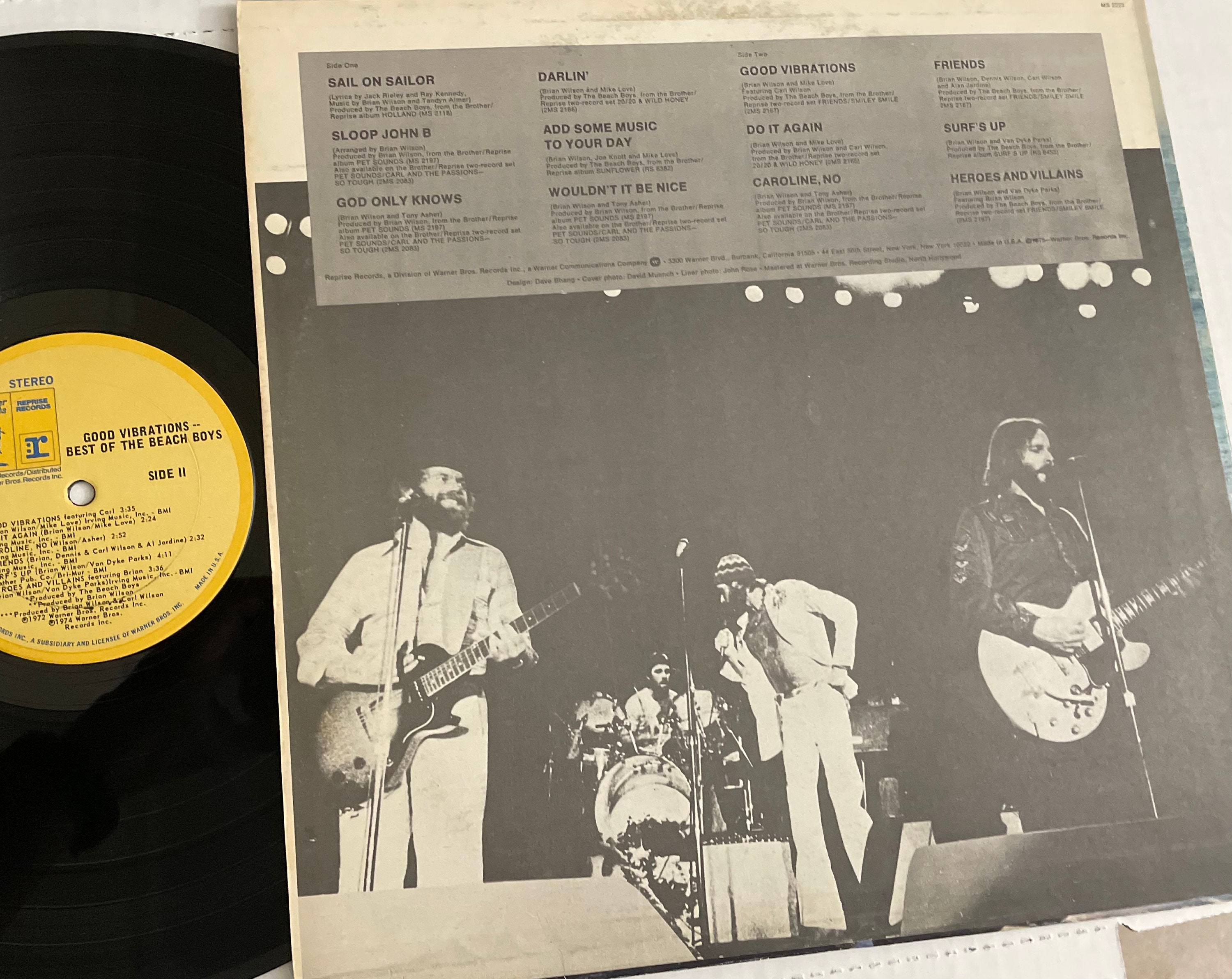 The Beach Boys good Vibrations LP Record Vinyl - Etsy