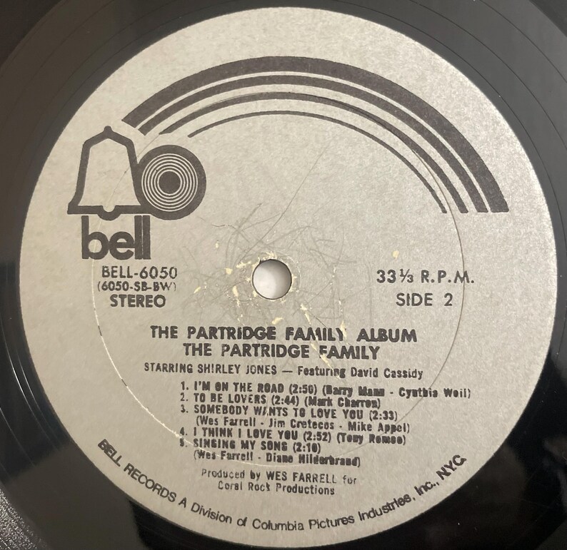 The Partridge Family First Album LP Record Vinyl - Etsy