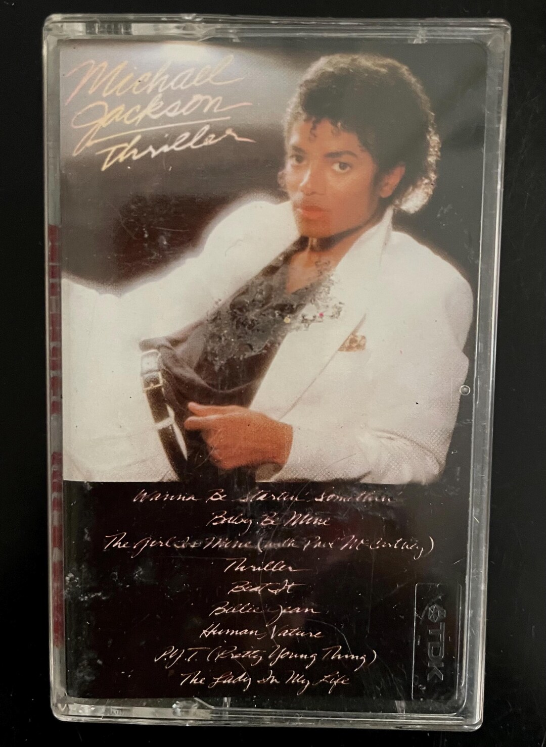 Michael Jackson thriller Cassette Tape - Etsy