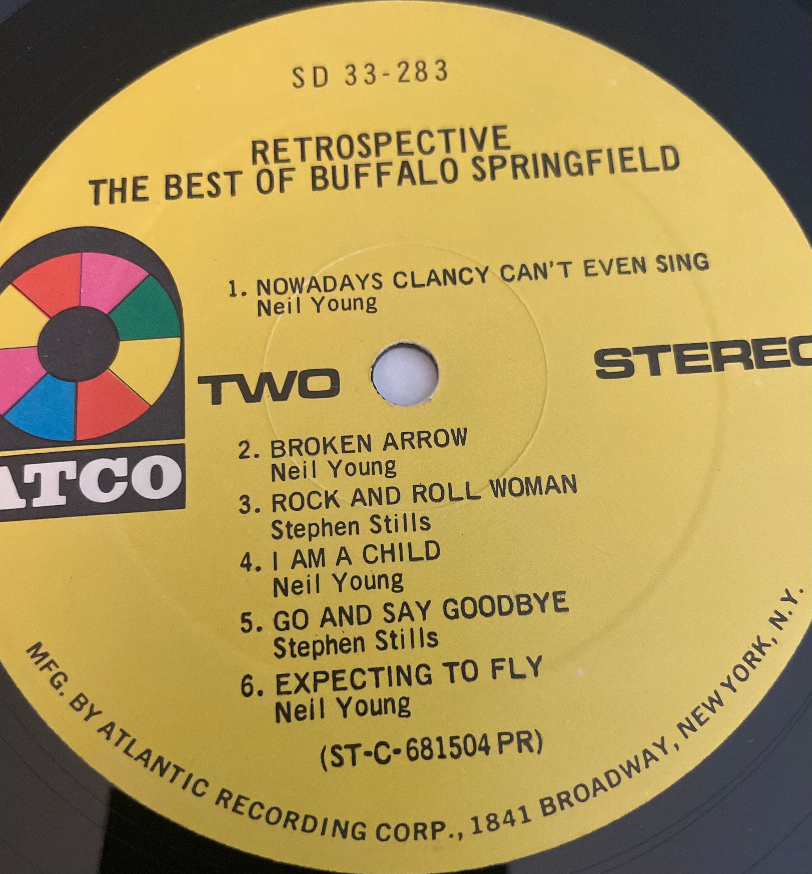Buffalo Springfield Retrospective LP Record Vinyl - Etsy