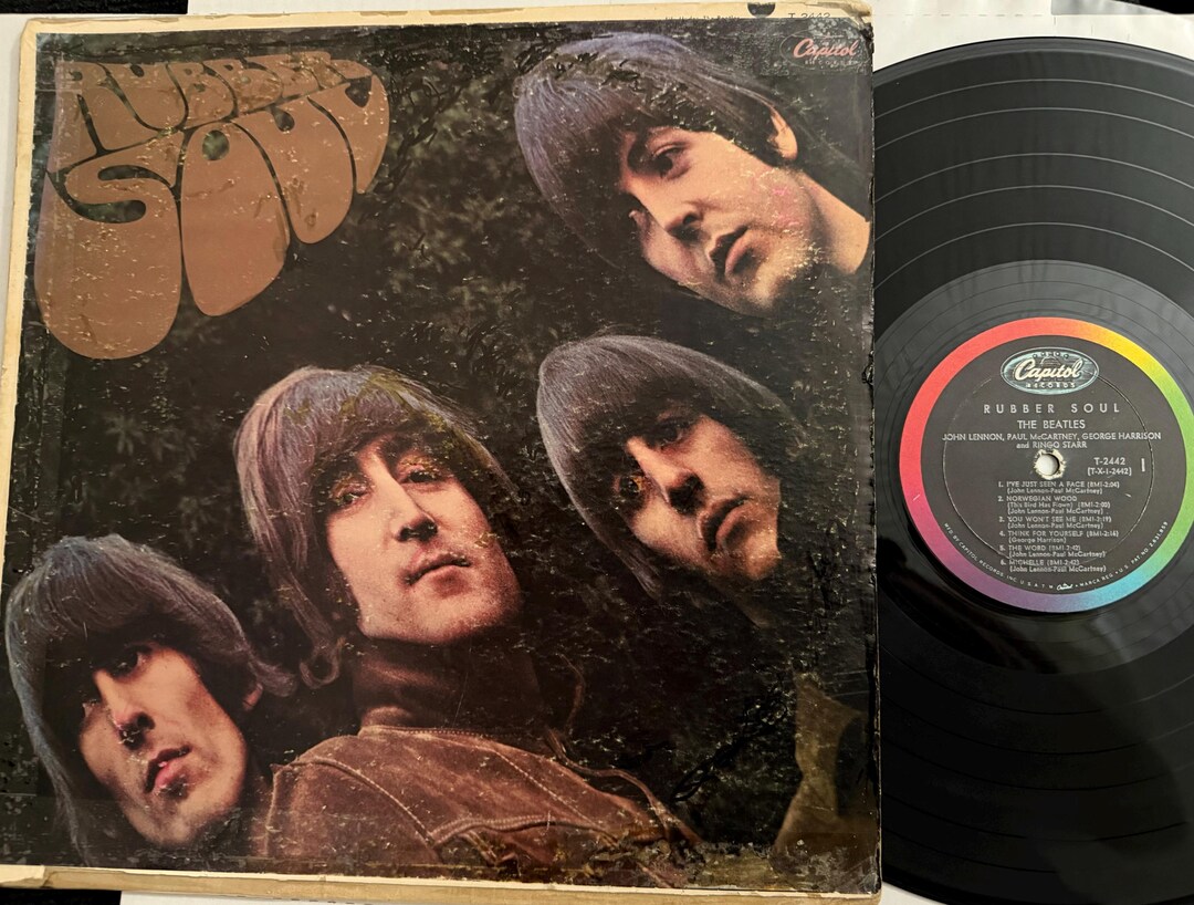 The Beatles “rubber Soul” LP Record Vinyl (original) 1966 - Etsy