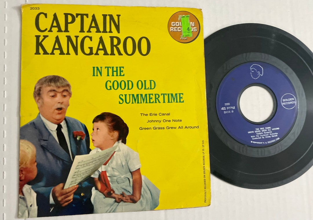 Captain Kangaroo “in the Good Old Summertime” 45RPM Record - Etsy