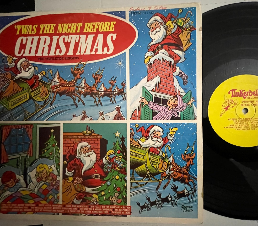 T’was the Night Before Christmas the Mistletoe Singers LP Record Vinyl ...