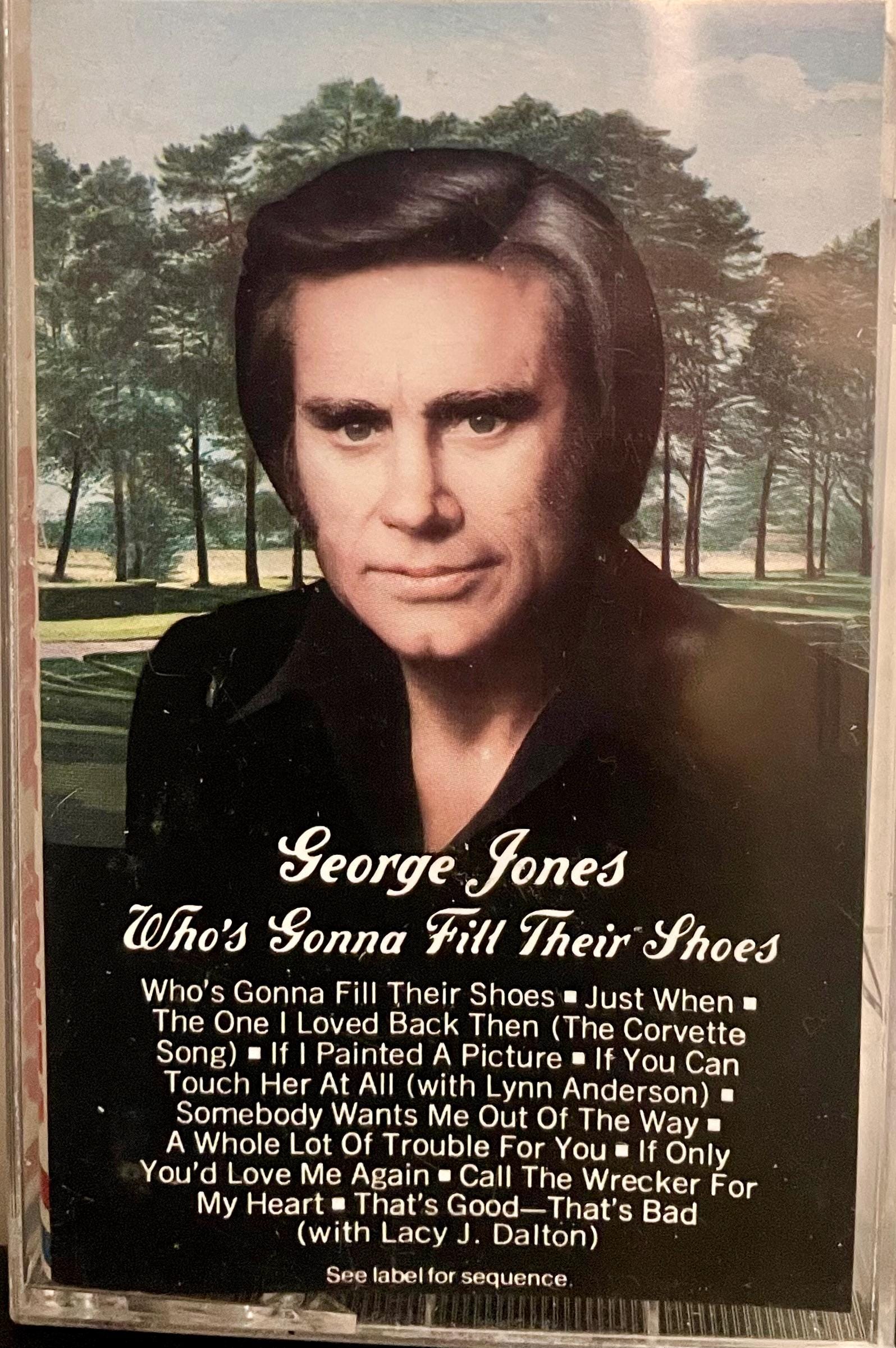 George Jones “who’s Gonna Fill Their Shoes” Cassette Tape - Etsy
