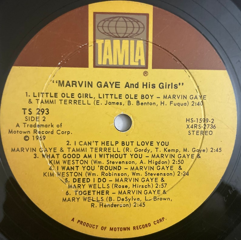 Marvin Gaye marvin and His Girls LP Record Vinyl Tamla - Etsy
