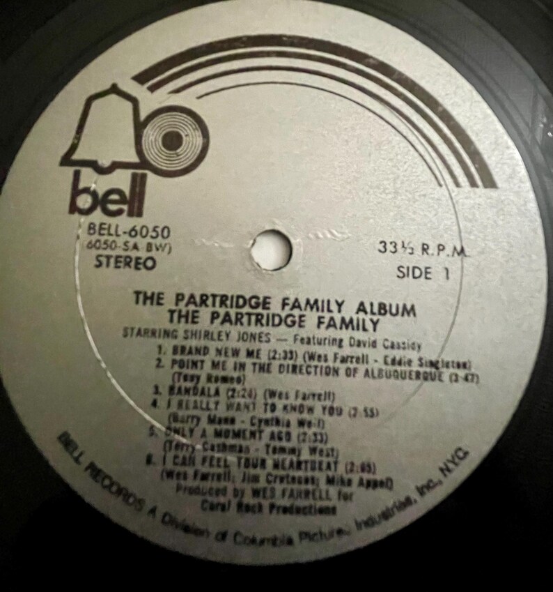 The Partridge Family First Album LP Record Vinyl - Etsy