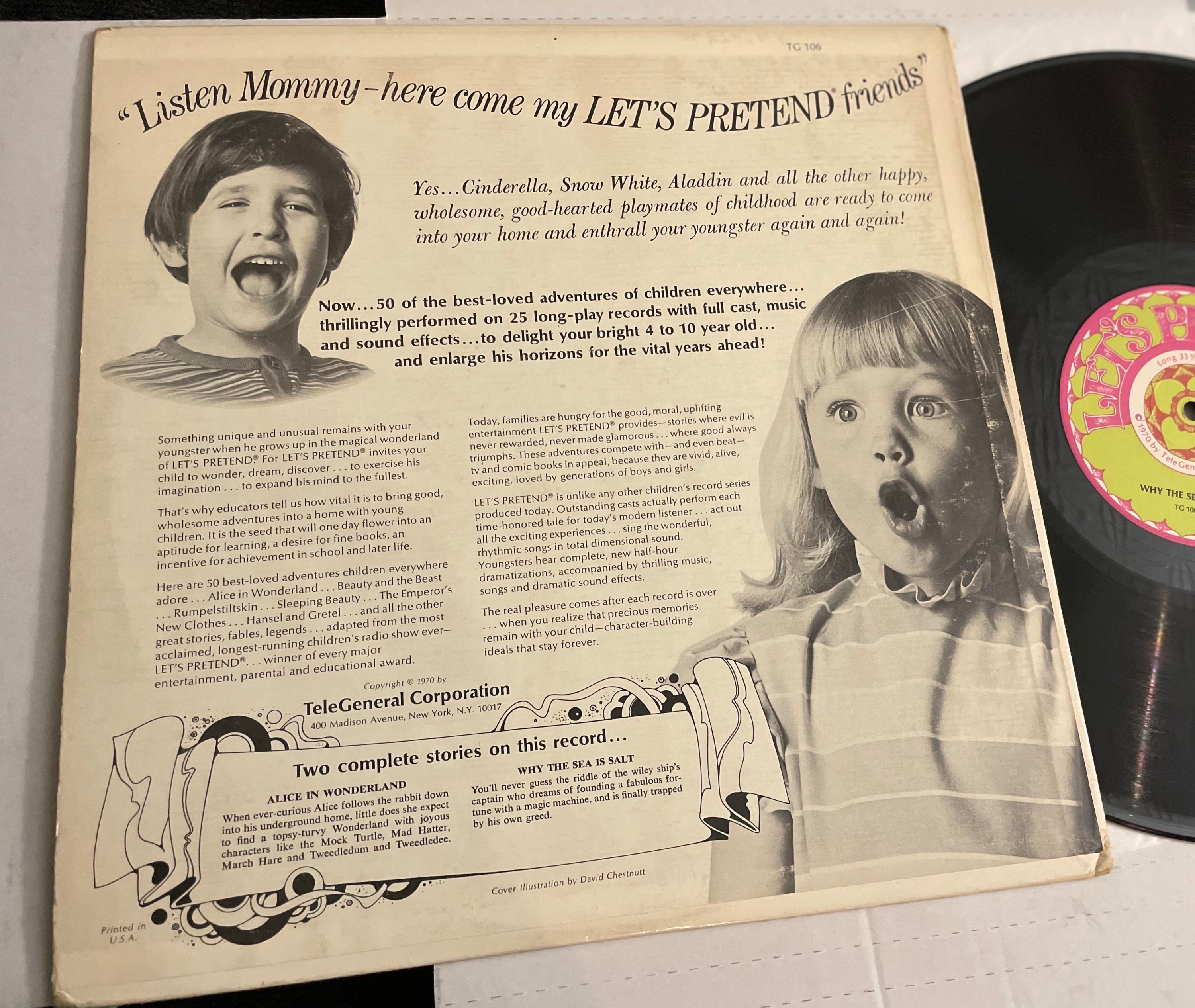 Lets Pretend Alice in Wonderland / Why the Sea is Salt LP - Etsy