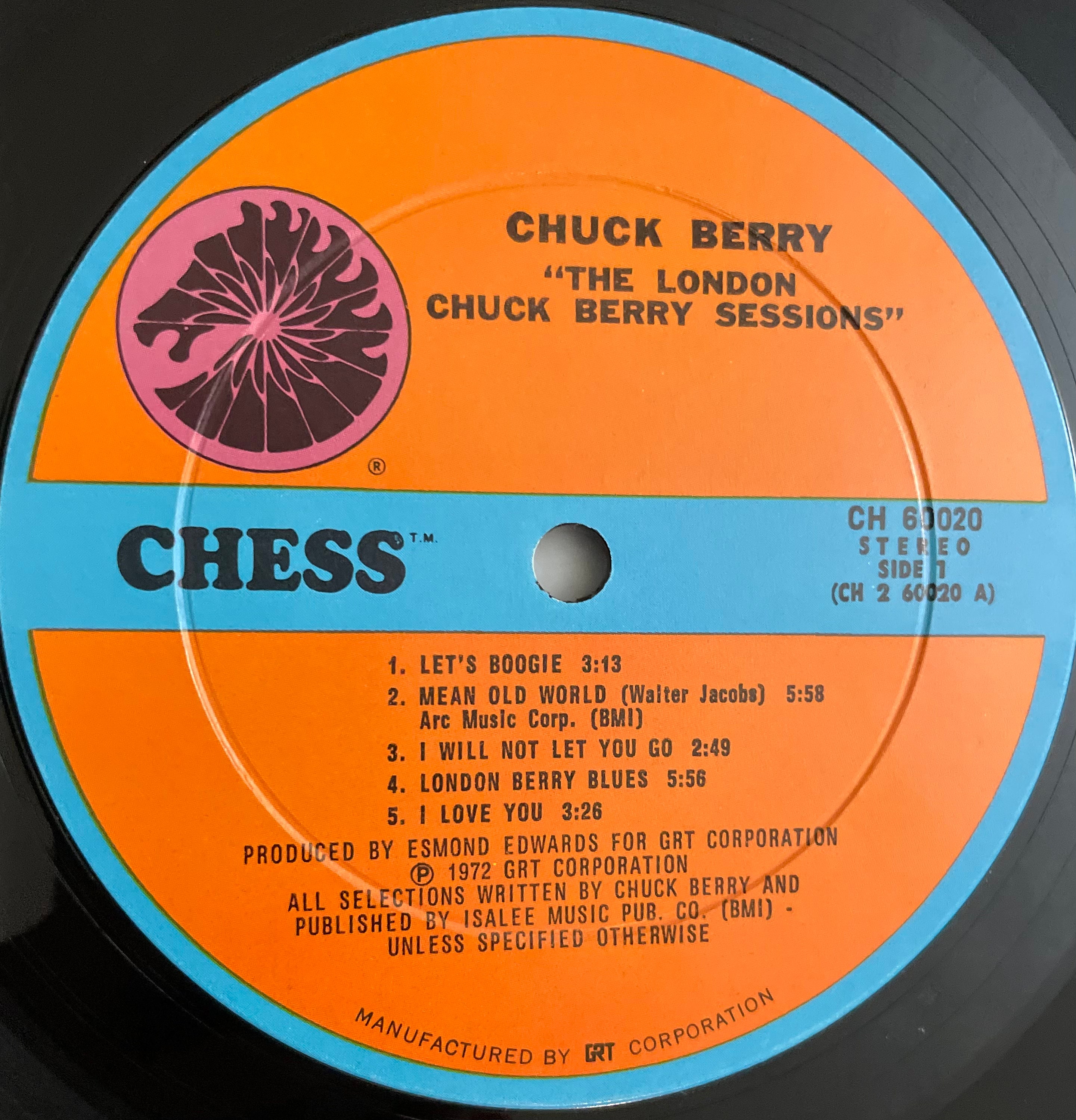 Chuck Berry “the London Chuck Berry Sessions” LP Record Vinyl W ...