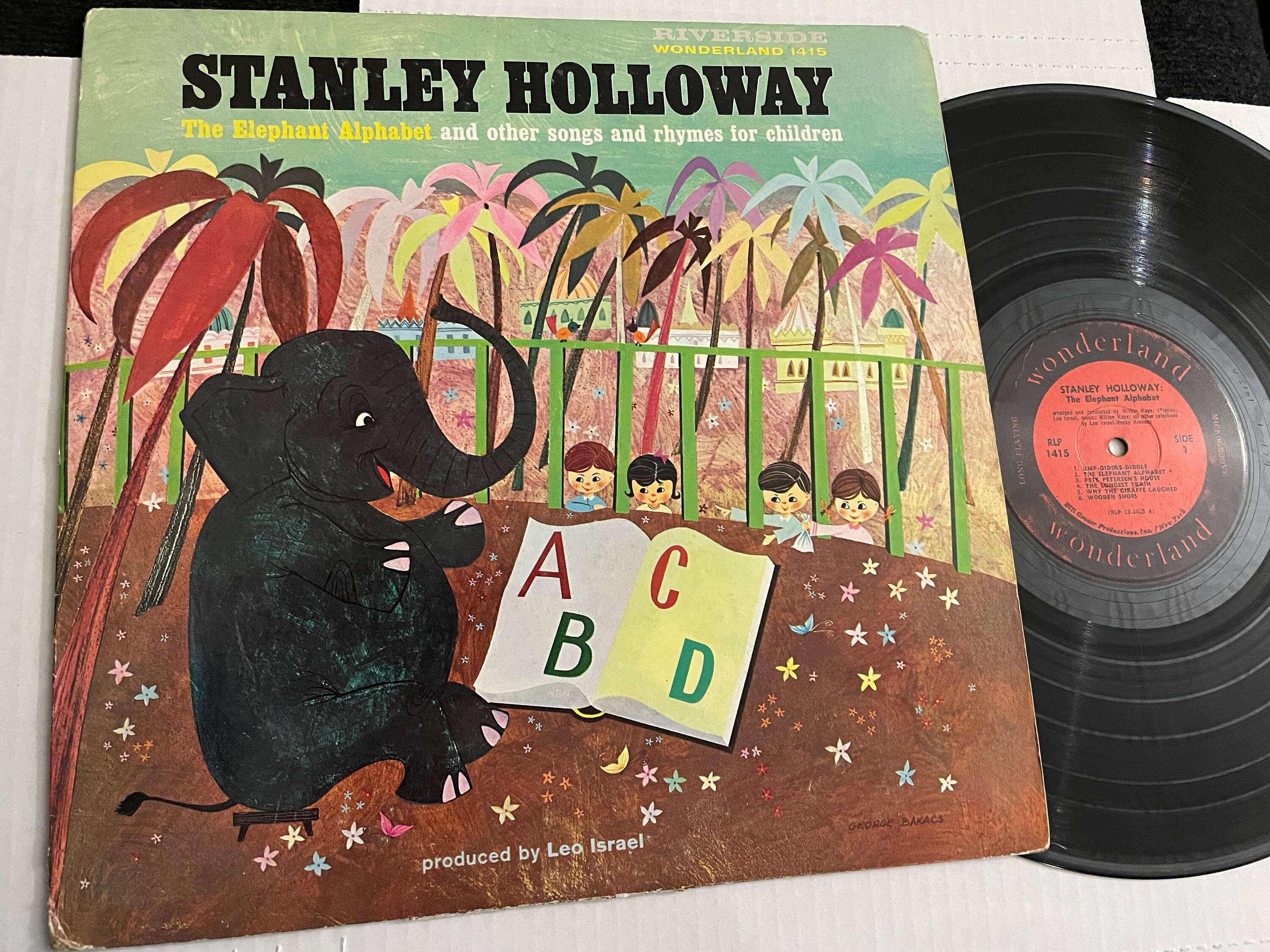 Stanley Holloway the Elephant Alphabet” LP Record Vinyl Wonderland ...