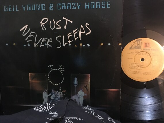Neil Young Rust Never Sleeps LP Record Vinyl Original - Etsy