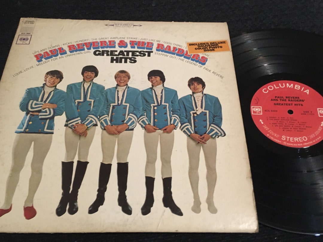 Paul Revere & the Raiders Greatest Hits LP Record Vinyl W/ Picture Book ...
