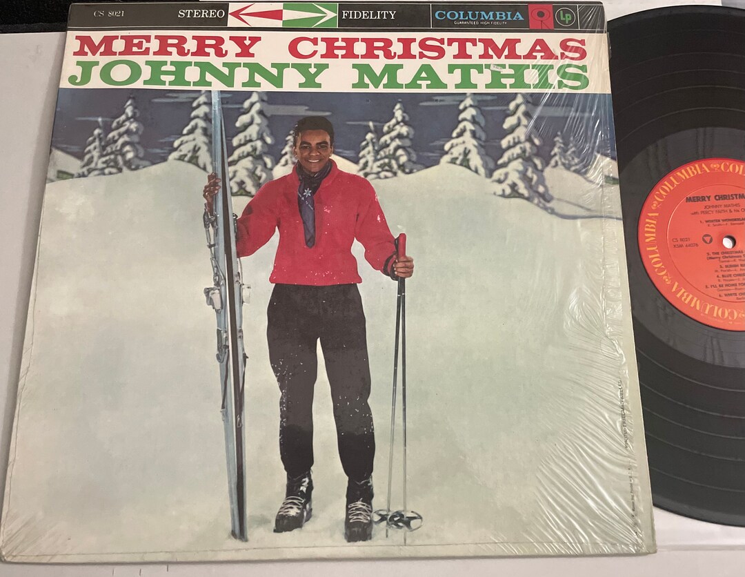 Johnny Mathis merry Christmas LP Record Vinyl - Etsy