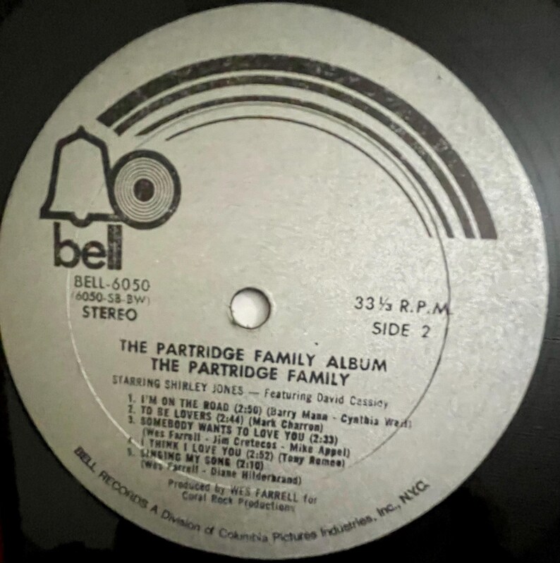 The Partridge Family First Album LP Record Vinyl - Etsy