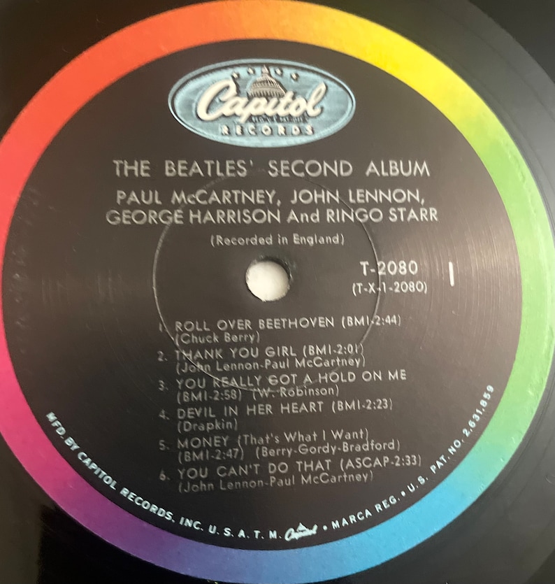 The Beatles Second Album LP Record Vinyl (original) 1960’s - Etsy