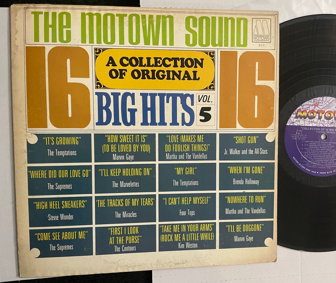 The Motown Sound A Collection Of 16 Big Hits Vol 5 LP Record Etsy the-motown-sound-a-collection-of-16-big-hits-vol-5-lp-record-etsy