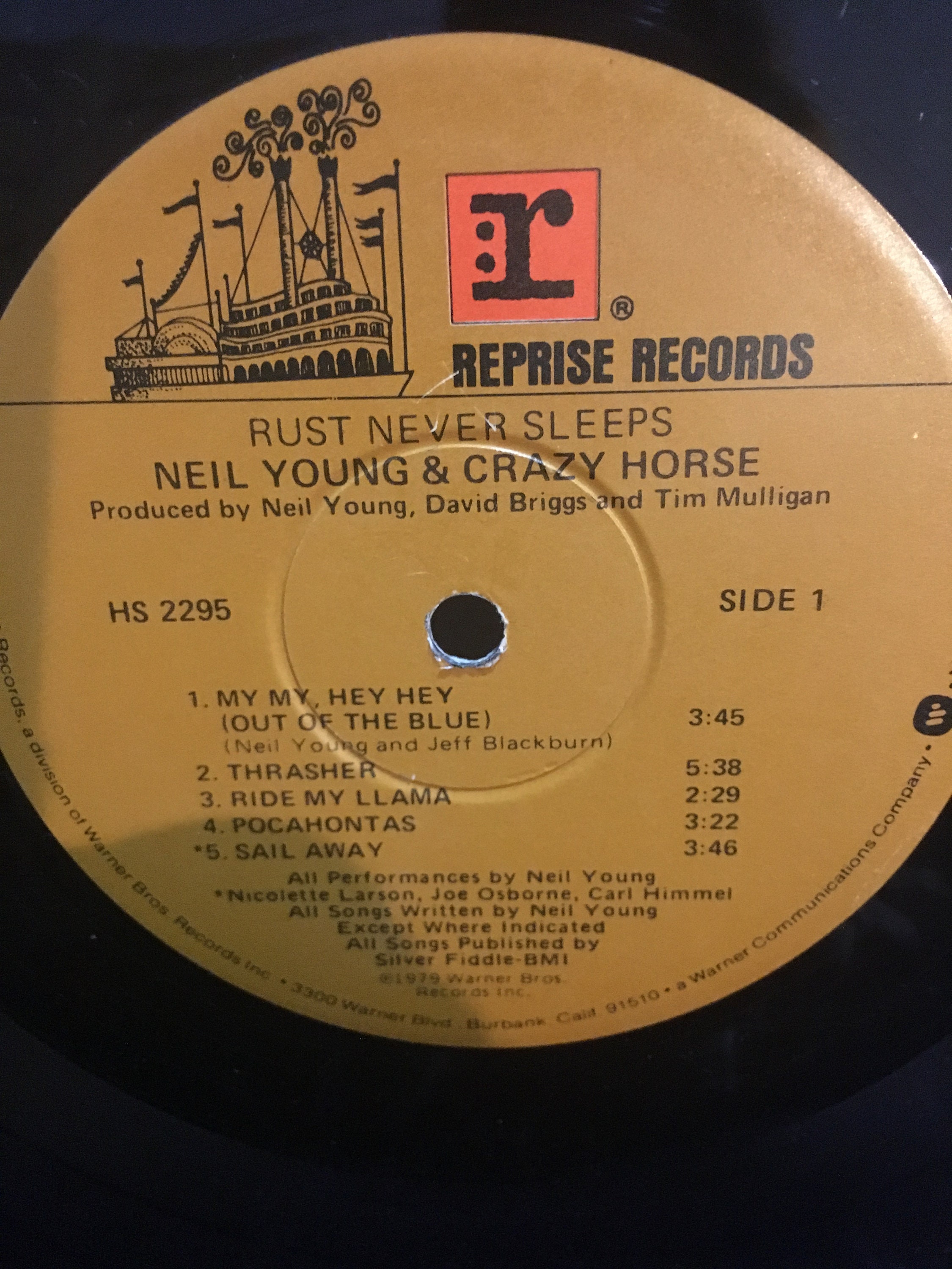 Neil Young Rust Never Sleeps LP Record Vinyl Original 1970's - Etsy España