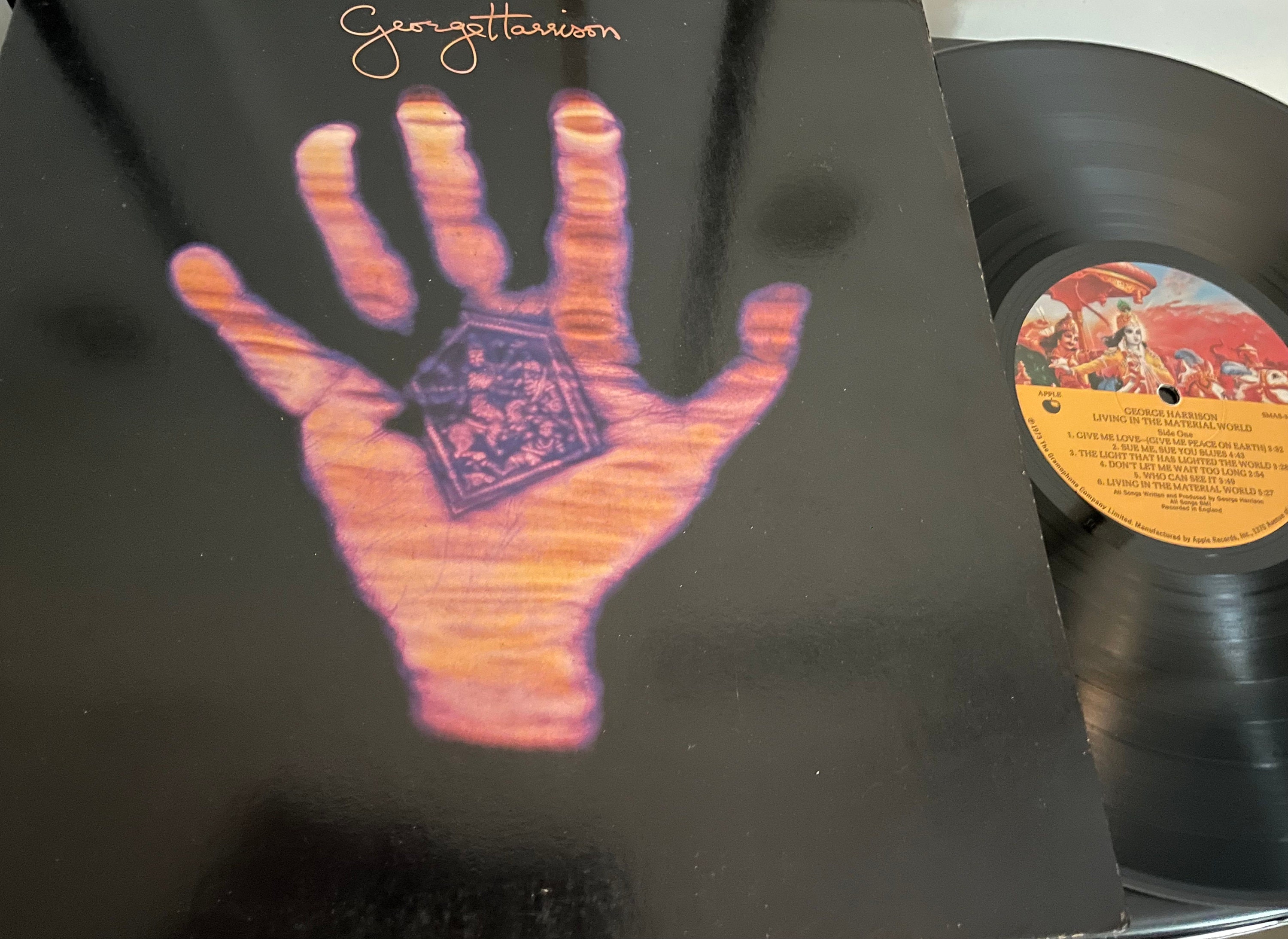 George Harrison “living in the Material World” LP Record Vinyl - Etsy