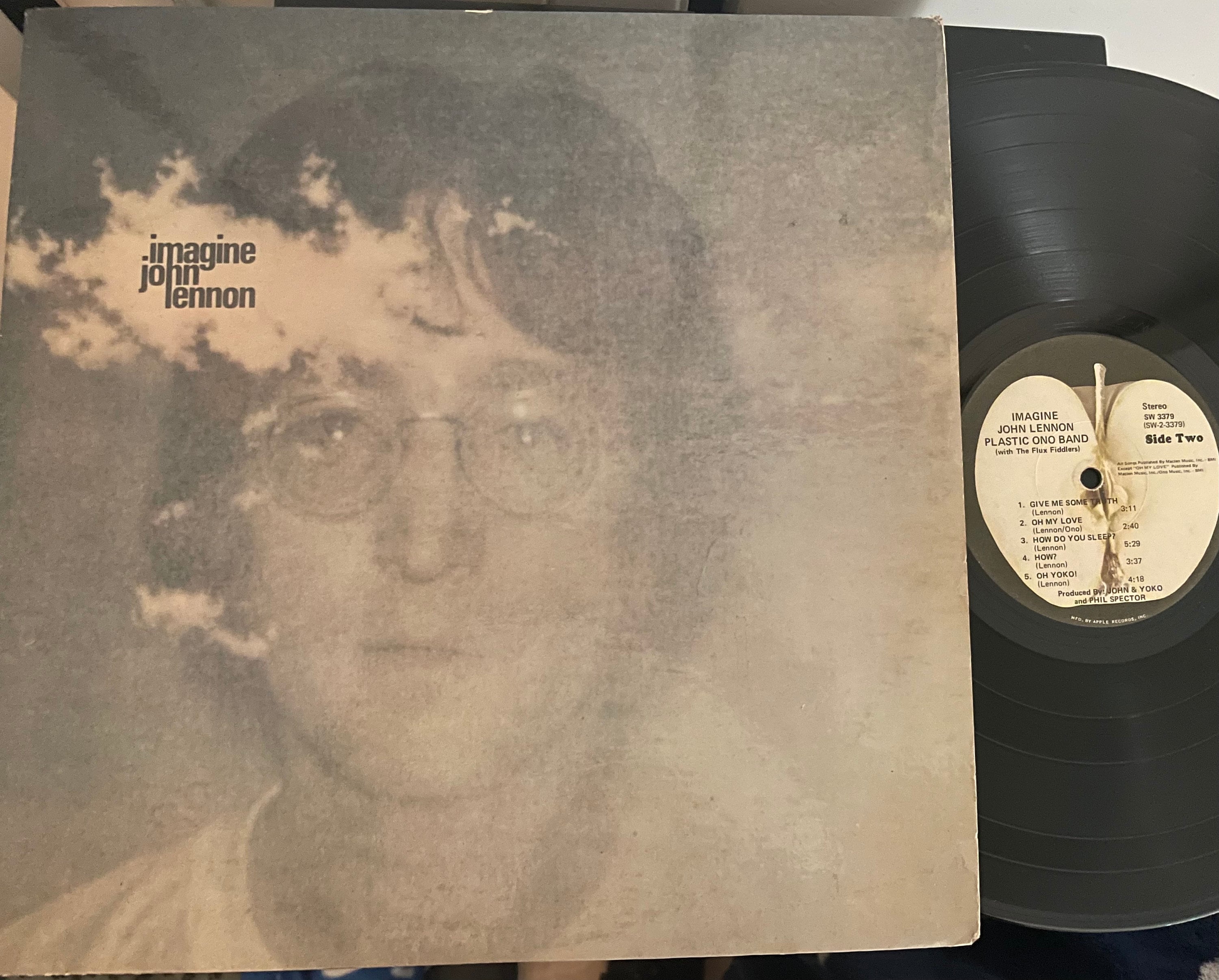 John Lennon “imagine” LP Record Vinyl - Etsy