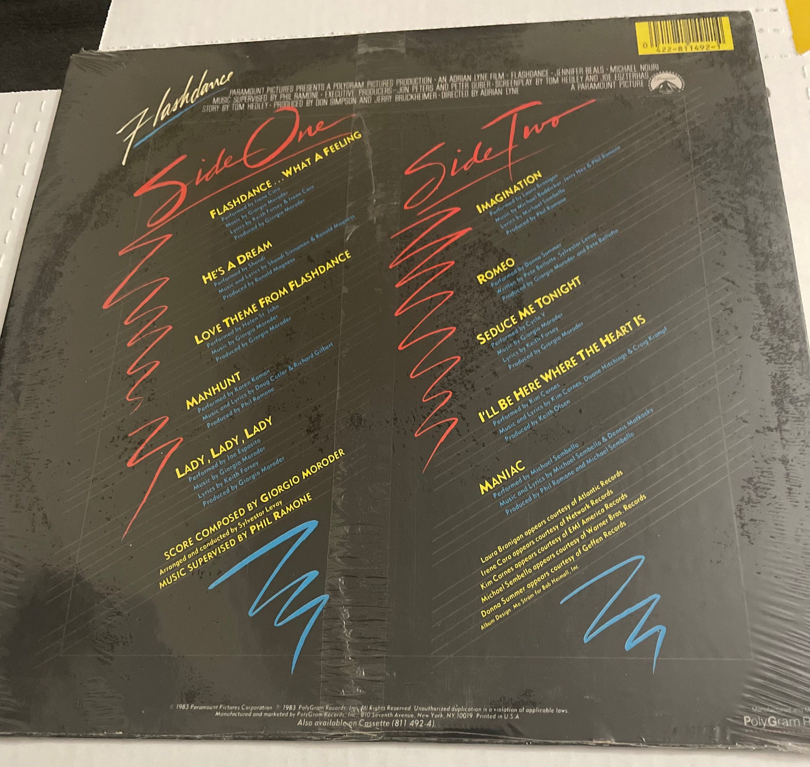 Flashdance Original Movie Soundtrack LP Record Vinyl (original Unopened ...