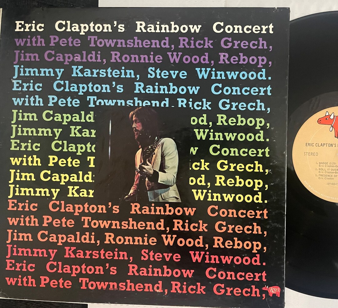 Eric Clapton’s Rainbow Concert LP Record Vinyl - Etsy