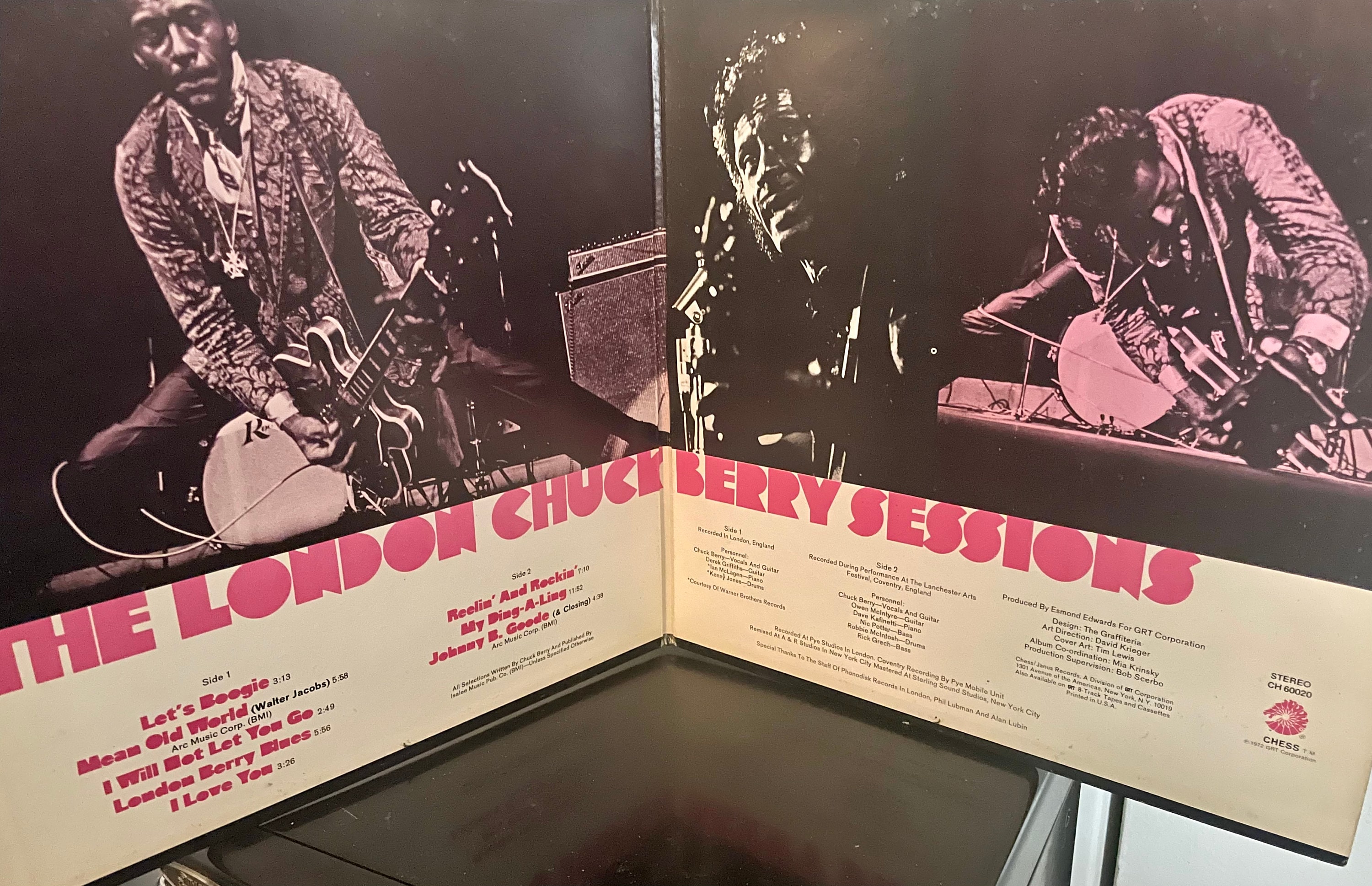 Chuck Berry “the London Chuck Berry Sessions” LP Record Vinyl W ...