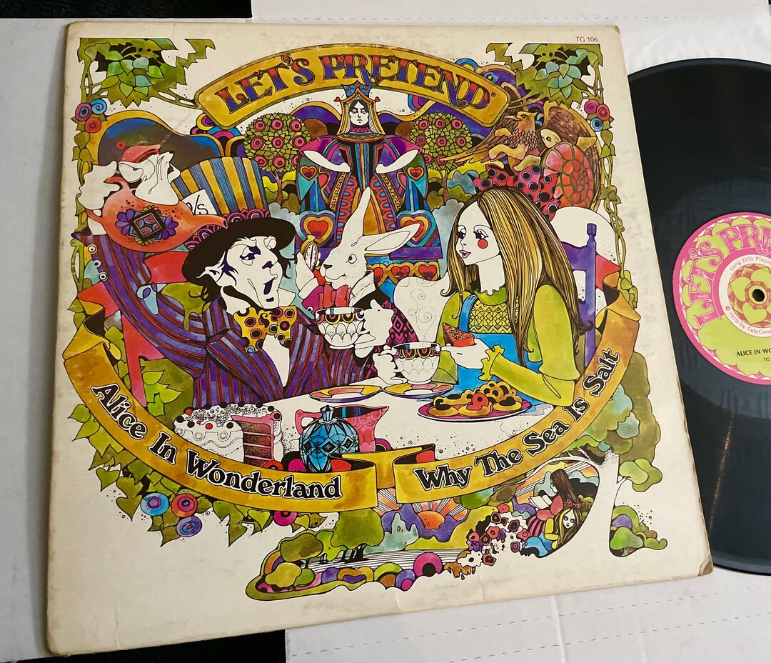 Lets Pretend Alice in Wonderland / Why the Sea is Salt LP - Etsy