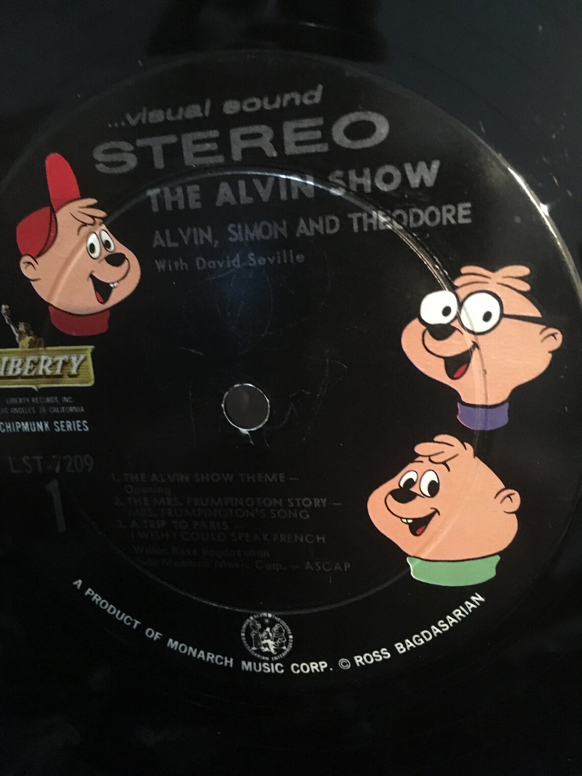 Alvin & The Chipmunks The Alvin Show LP Record Vinyl | Etsy