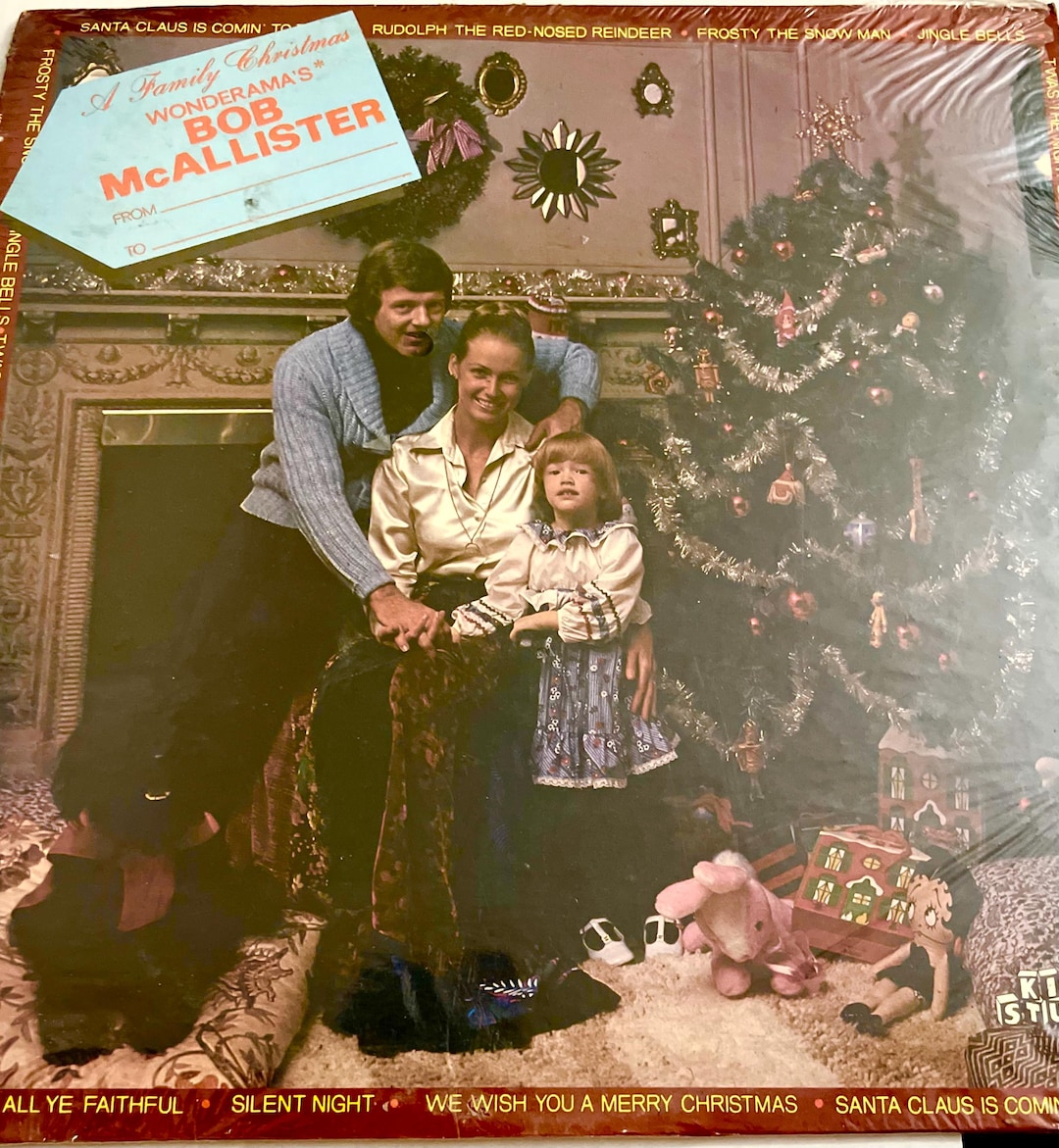 Bob Mcallister of “wondersma” A Family Christmas LP Record Vinyl ...