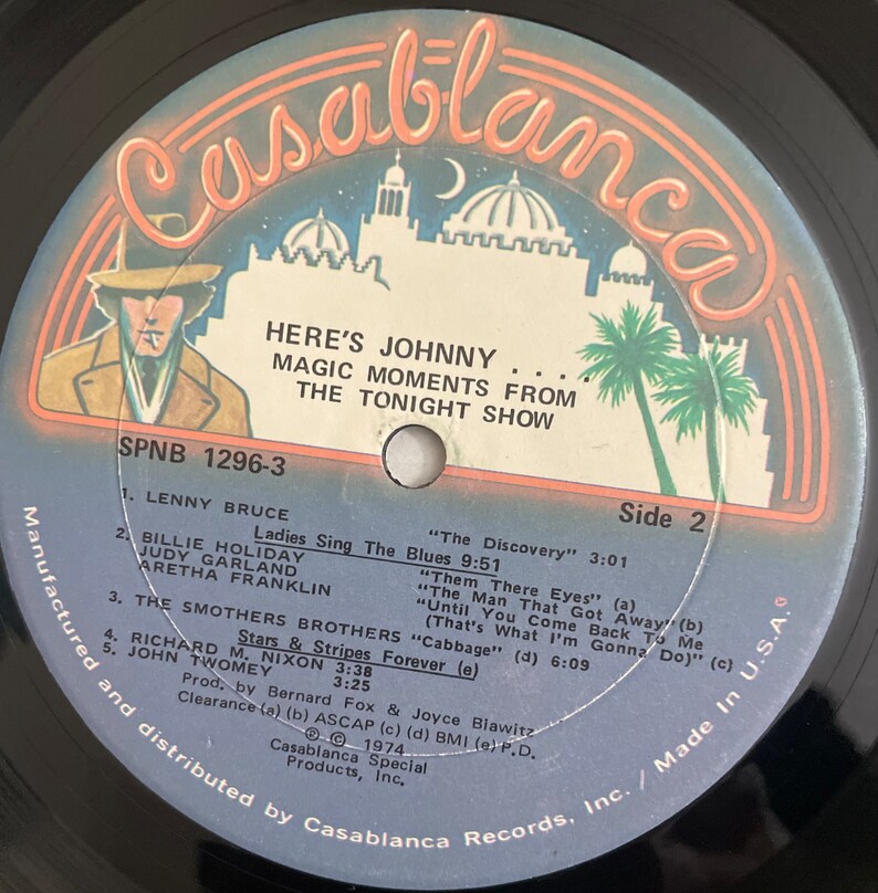 Johnny Carson Here’s Johnny Magic Moments From the Tonight Show. 2 LP ...