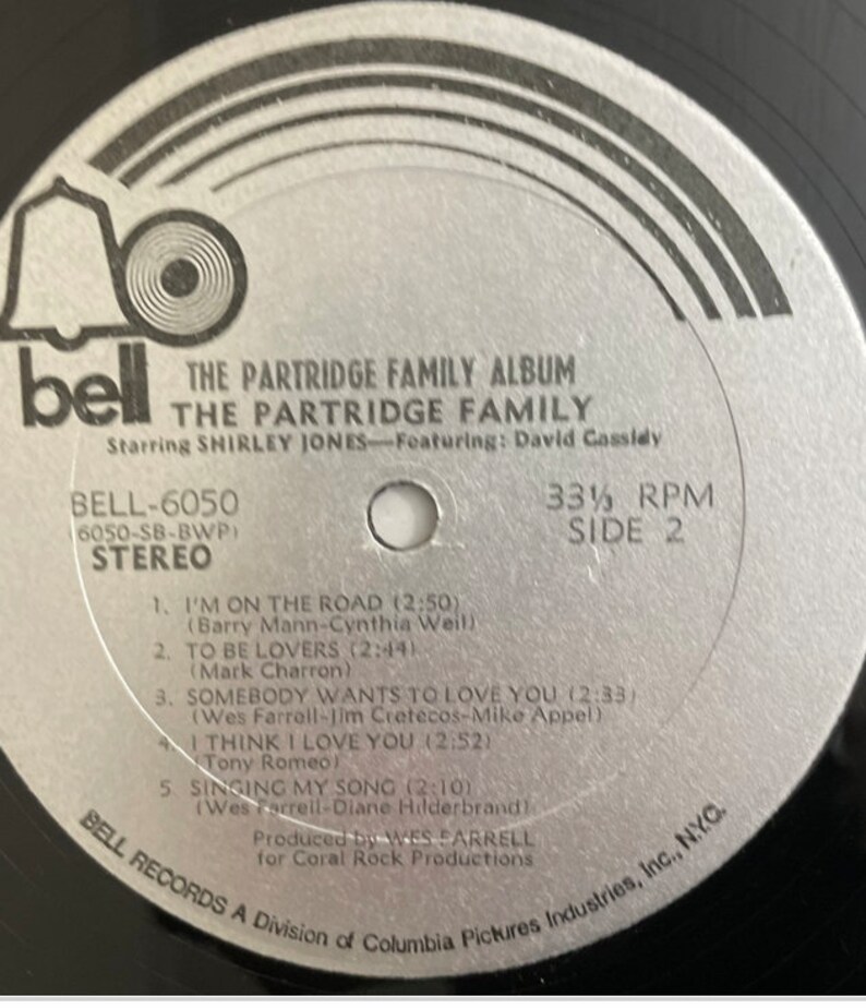 The Partridge Family First Album LP Record Vinyl Original - Etsy