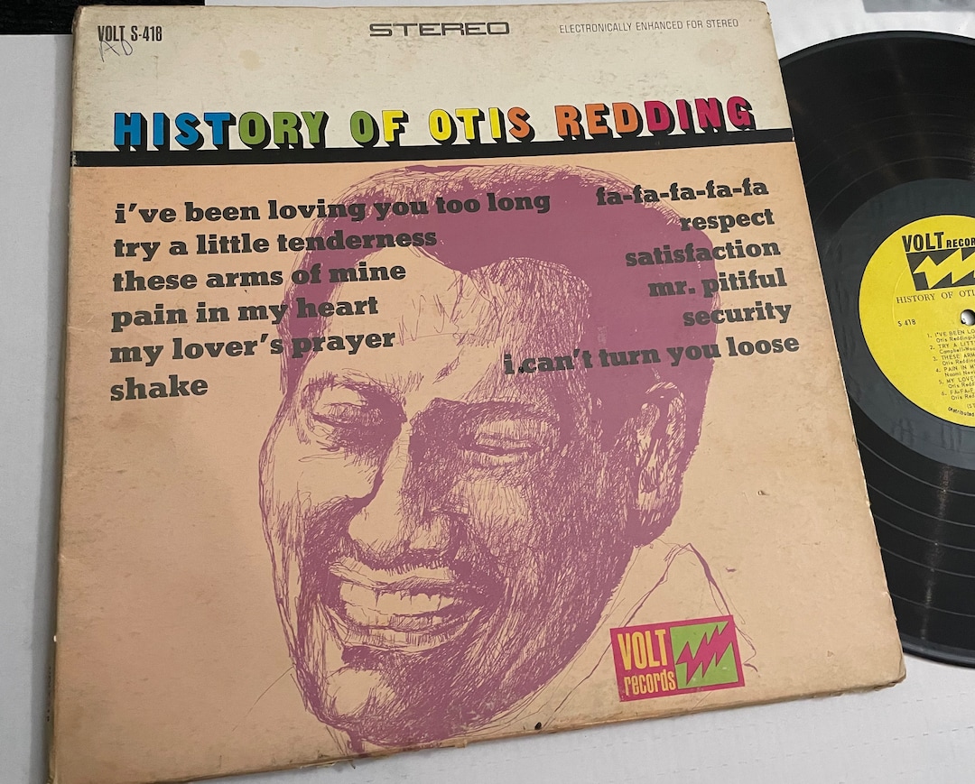 Otis Redding the History of Otis Redding LP Record Vinyl W/ - Etsy