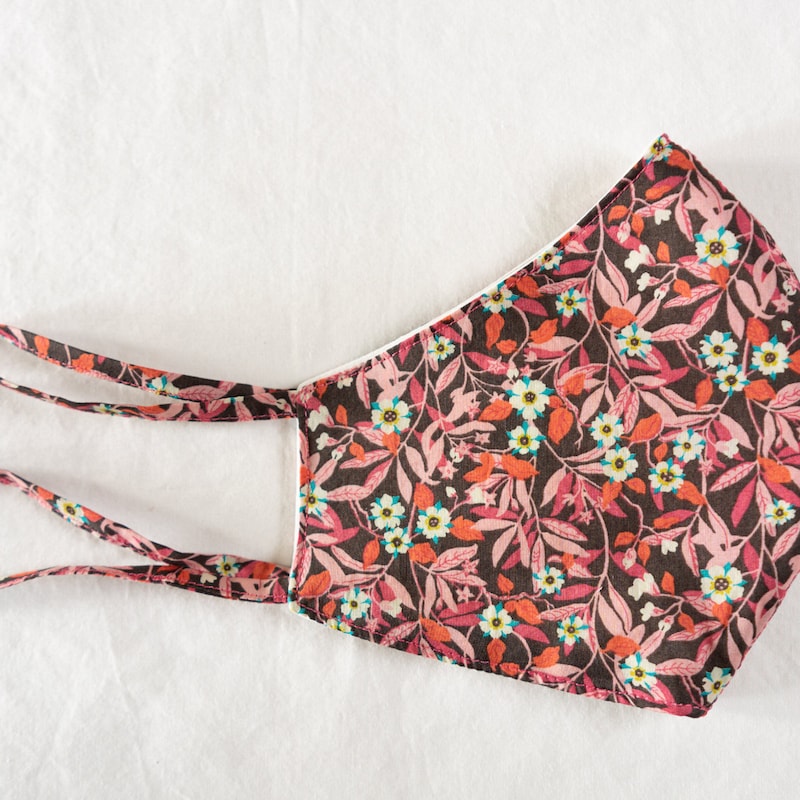 Tie Back Face Mask - Etsy