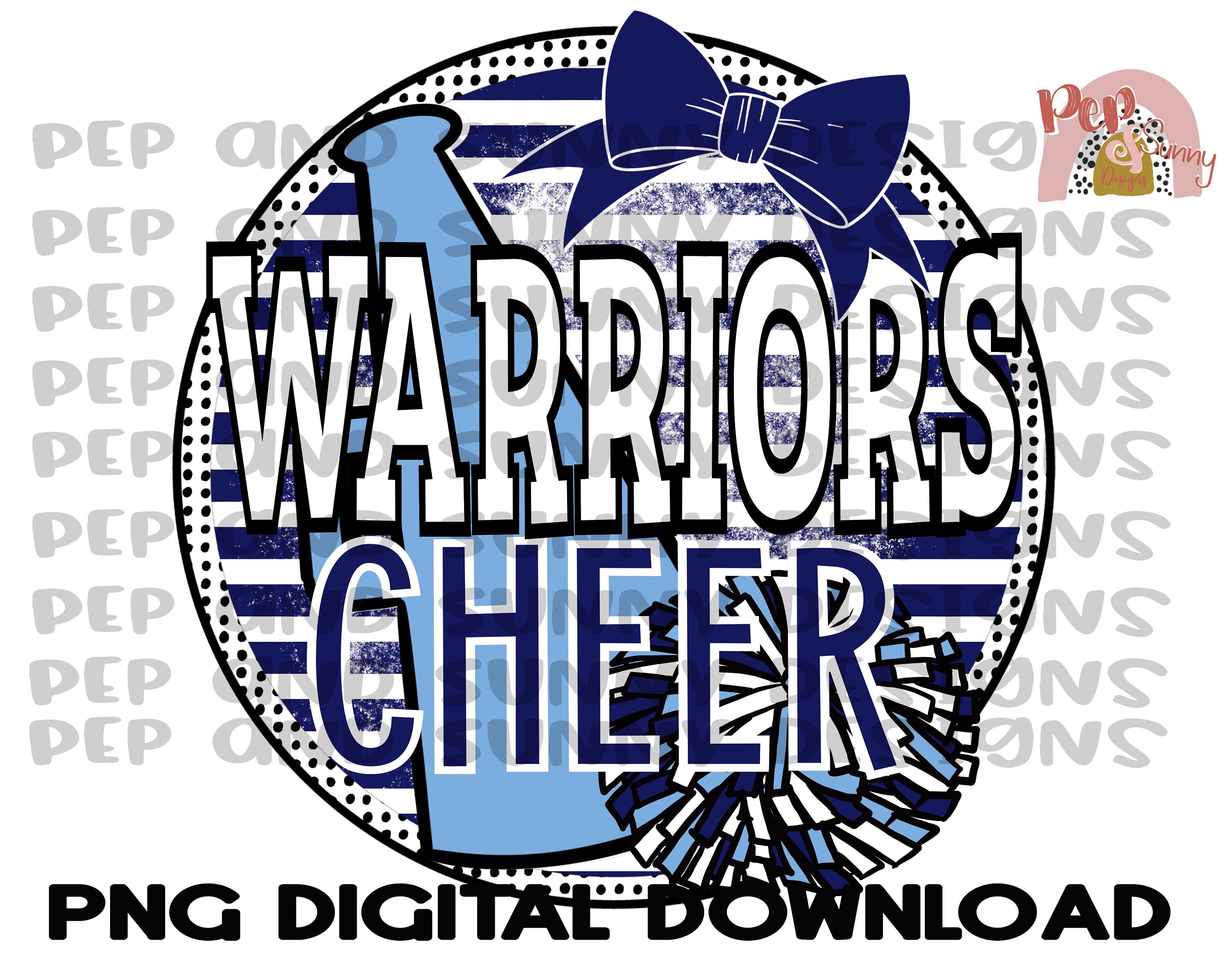 Warriors Cheer Cheer Team Design Dance Team Design - Etsy