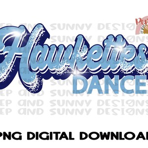 Hawkettes Dance | Dance Team Design | Retro Glitter Sparkle | PNG ...